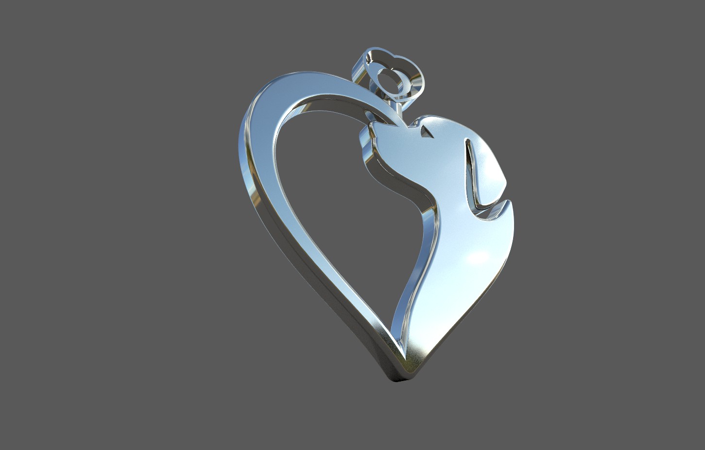 STL file Dog Love・3D print model to download・Cults