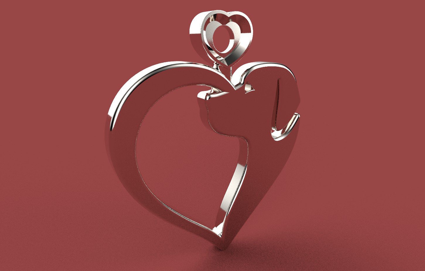 STL file Dog Love・3D print model to download・Cults