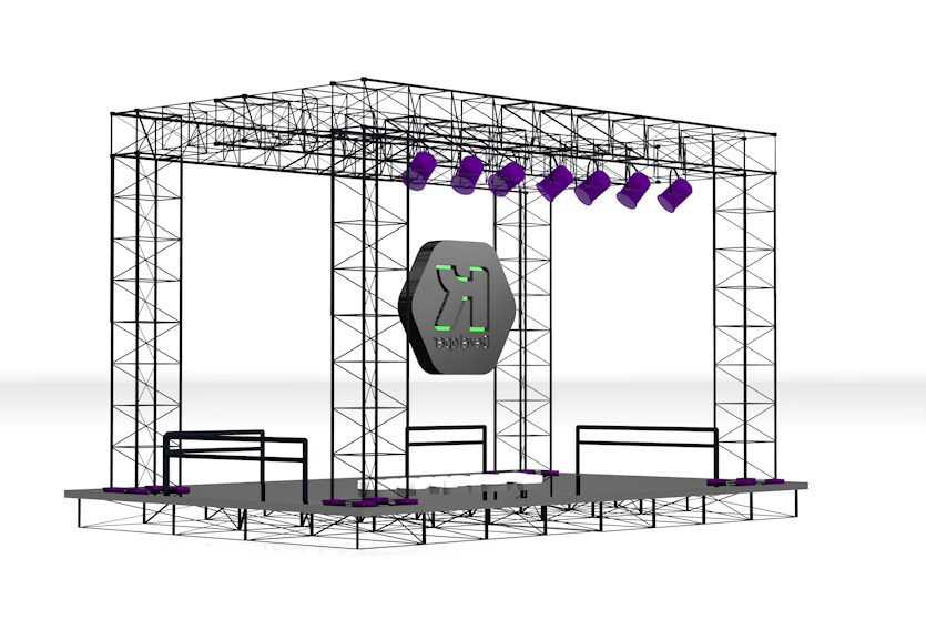 Файл STL Star Stage STL and Fbx・3D-печать дизайна для загрузки・Cults