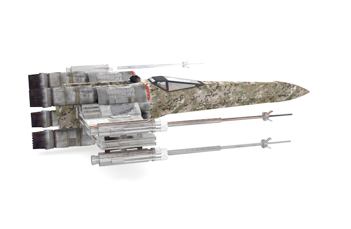 STL file The new Star Wars 2020 X-wing・3D printer design to download・Cults