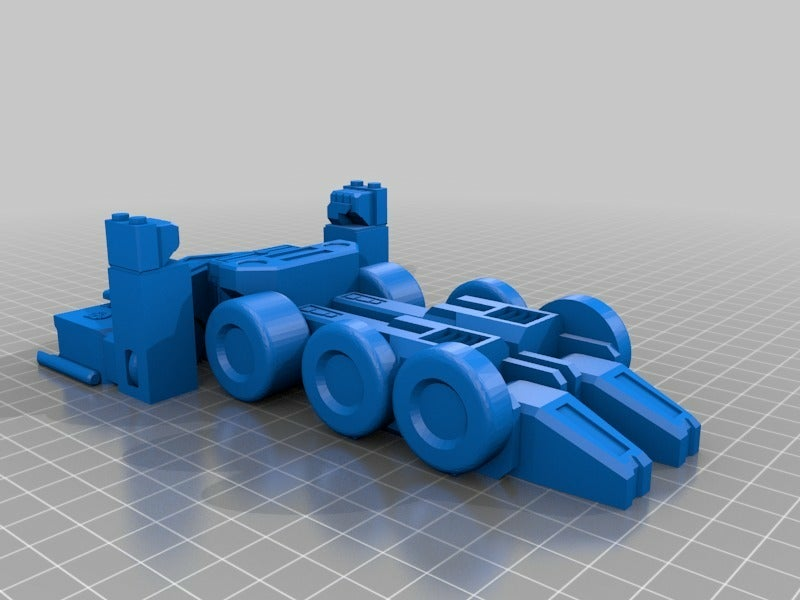 Free STL file Remixed Optimus Prime (single print, transforms, no ...