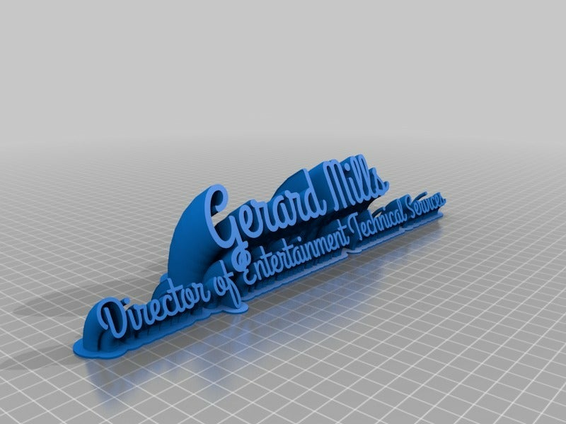 Free STL file Name Tag・Design to download and 3D print・Cults