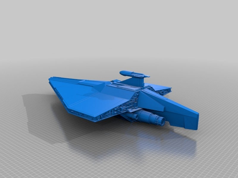 Free STL file Star Wars The Clone Wars Acclamator class assault ship ⭐ ...