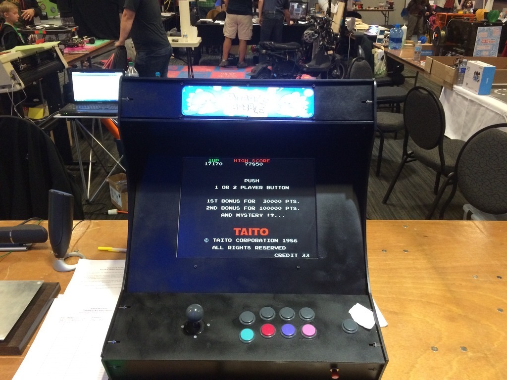 Free 3D file Slot Together Arcade Machine・3D printer design to download ...