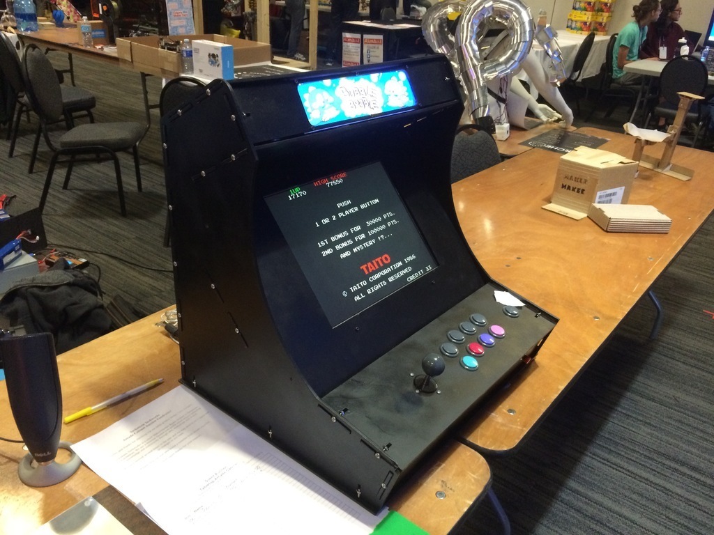 Free 3D file Slot Together Arcade Machine・3D printer design to download・Cults