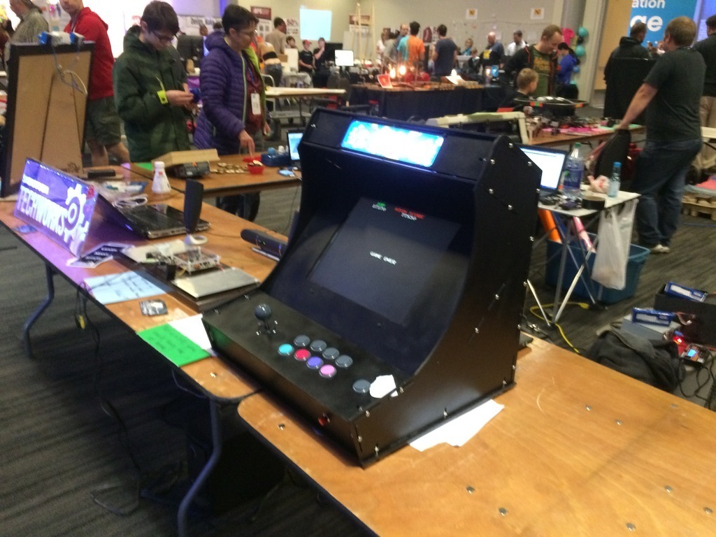Free 3D file Slot Together Arcade Machine・3D printer design to download ...