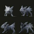 Download STL file Flareon & Jolteon & Vaporeon(Pokemon) • 3D printable ...