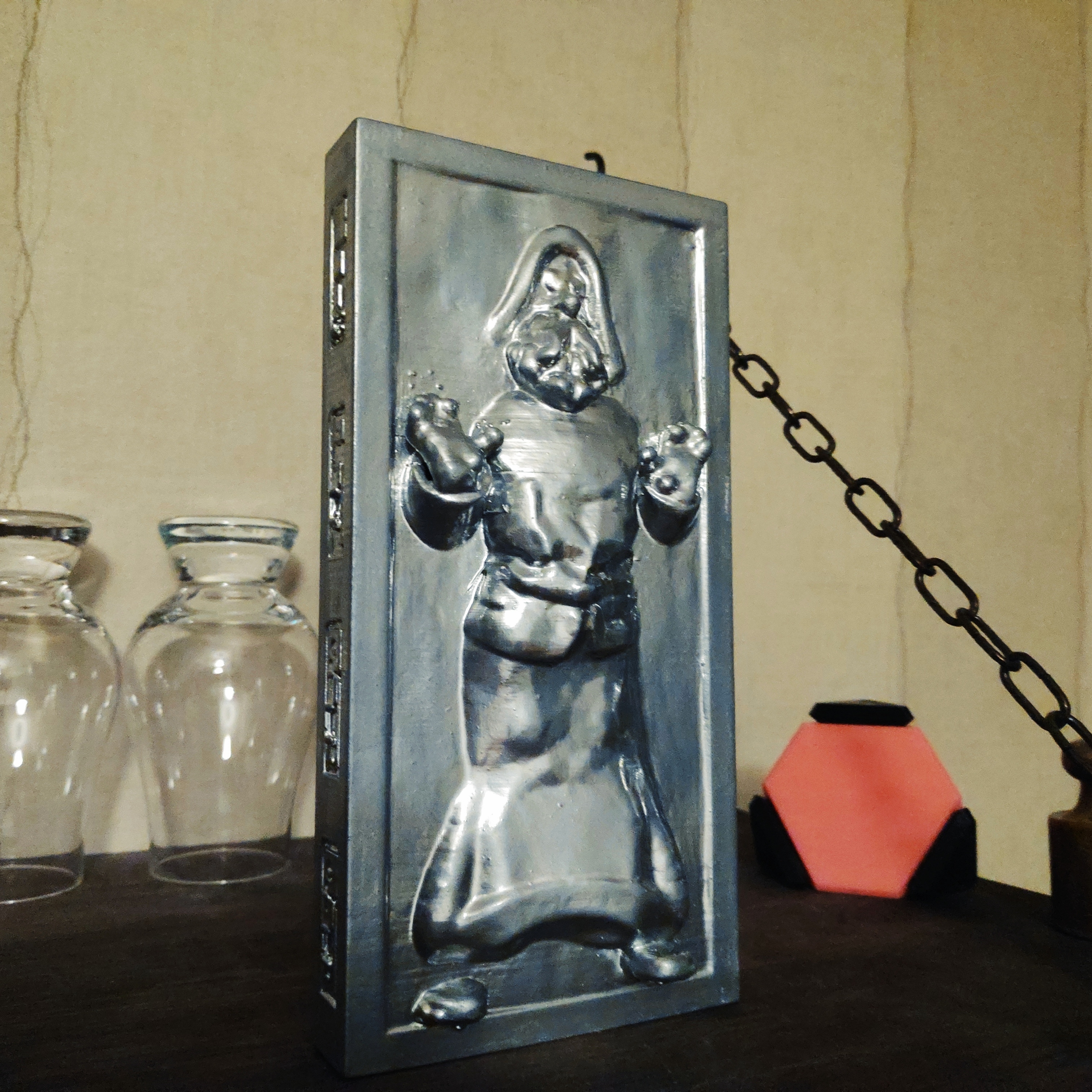 Free STL file Santa in Carbonite・Design to download and 3D print・Cults