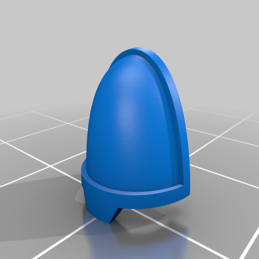 Free 3D file (Outdated) Space Knight Shoulder Pads v1.0・3D printer model to download・Cults