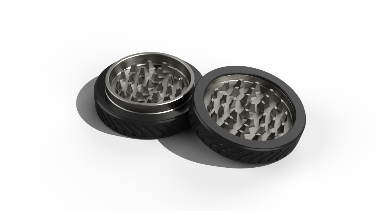 Free STL file Grinder Rim N1・3D print design to download・Cults