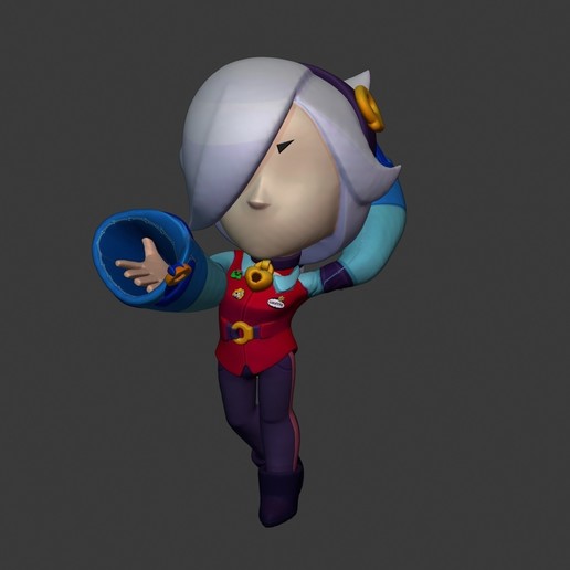 Descargar archivo STL Colette - Brawl Stars • Modelo imprimible en 3D ...
