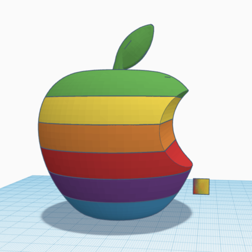 Download free 3D printer files Logo Apple Color ・ Cults