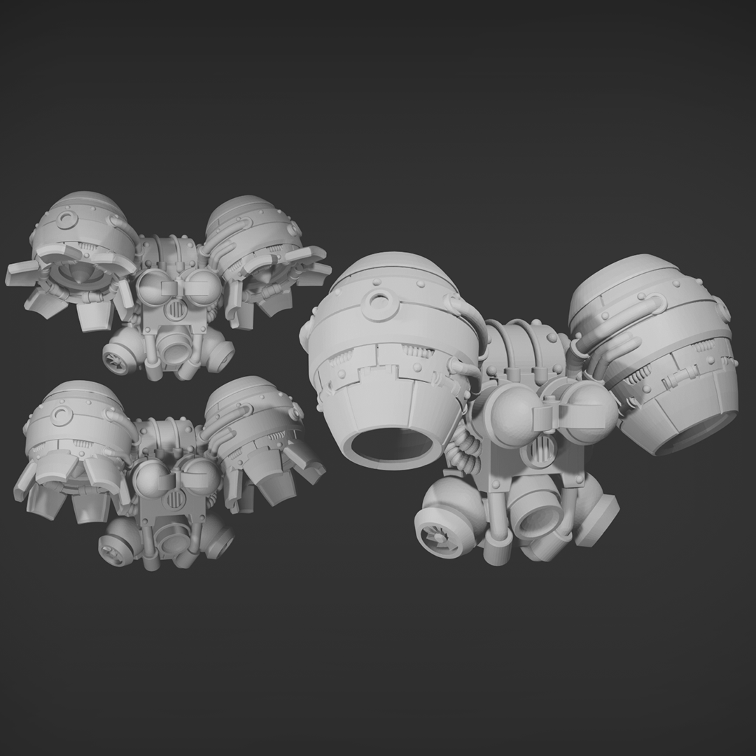 STL file Cadus Alpha jetpacks・3D printable design to download・Cults