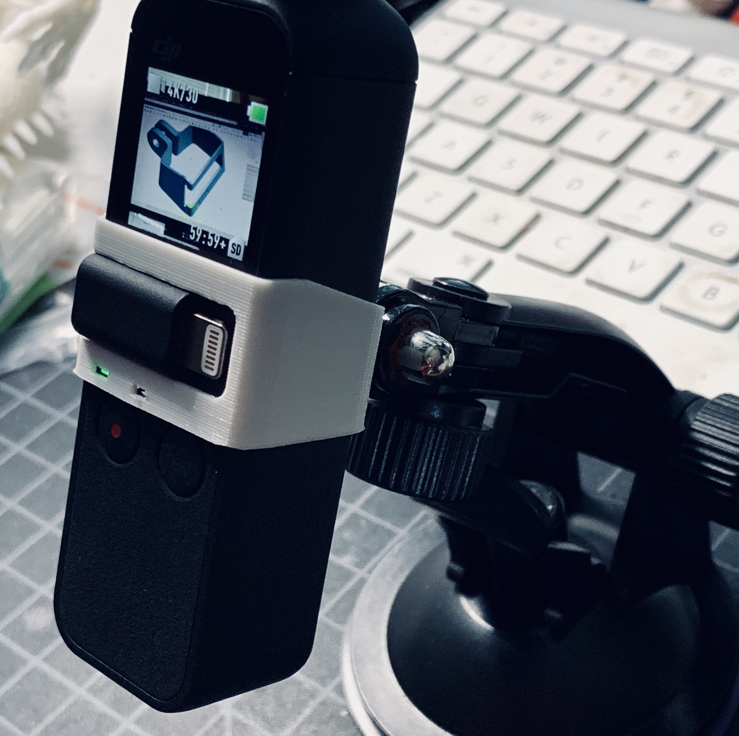 Free STL file Simple Osmo Pocket GoPro Mount(s) [UPDATED] 🚲・3D printer ...