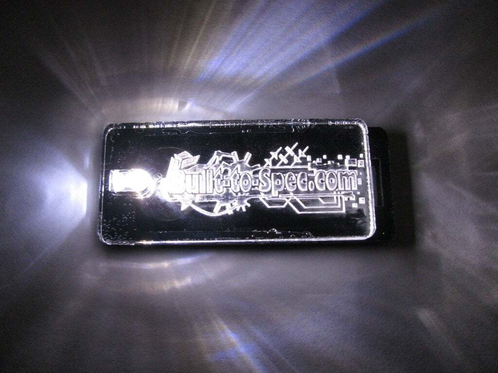 Free 3D file Basic LED Lit Badge / Keychain 📛・3D printing design to ...