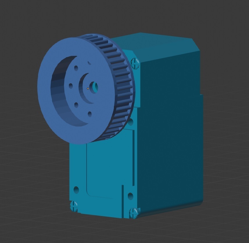 STL file Updated tooth wheel for LX16A servo・3D print model to download ...