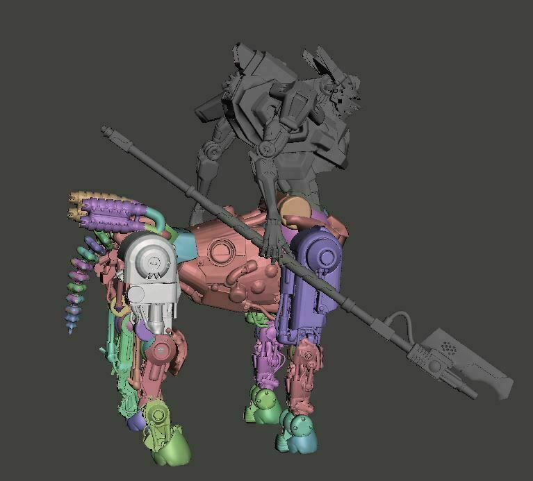 Free STL file Cybernetic Centaur Body・3D print design to download・Cults