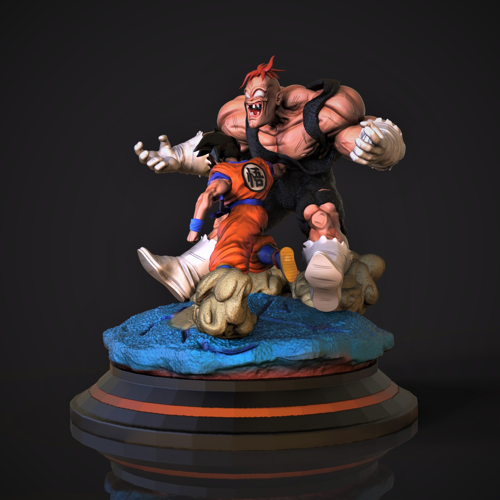 3D file Goku vs Recoome・3D printer design to download・Cults