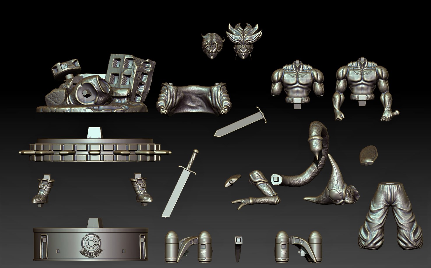 Файл 3D Trunks of Future・3D-печатный дизайн для загрузки・Cults
