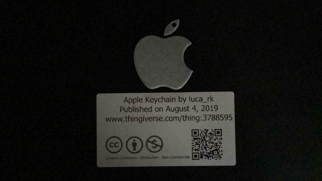 Free 3D file Apple Keychain 🍎・3D print design to download・Cults