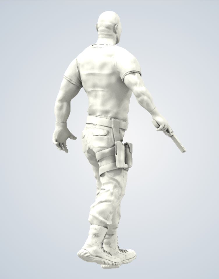 3D file Agent Luke Hobbs・3D printable model to download・Cults