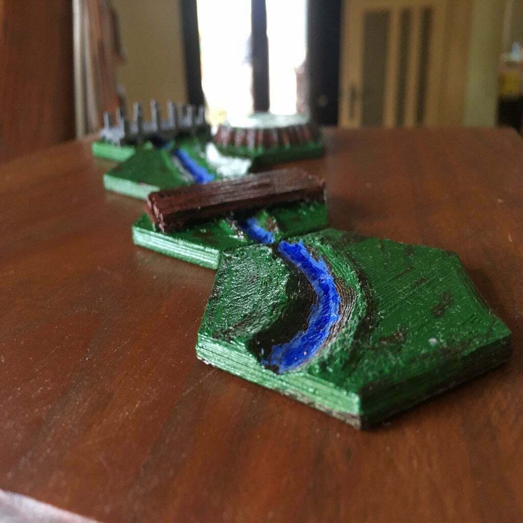 Free STL file Terrain Tiles for Board Games 🌉・3D printable model to ...