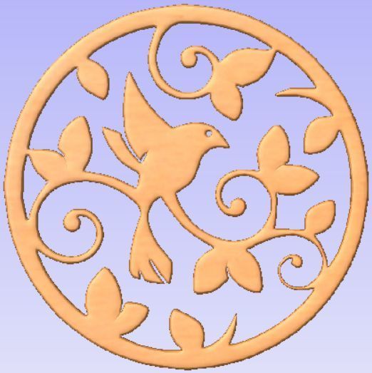 Free STL file Bird Relief cut-out・3D printing idea to download・Cults