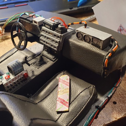 3D printed DIY DeLorean Time Machine with lights!! • made with Ender 3 ...