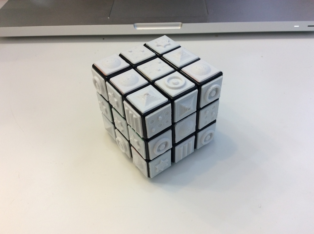 Free 3D file Tactile Rubicks cube labels 🧸・3D printer model to download ...