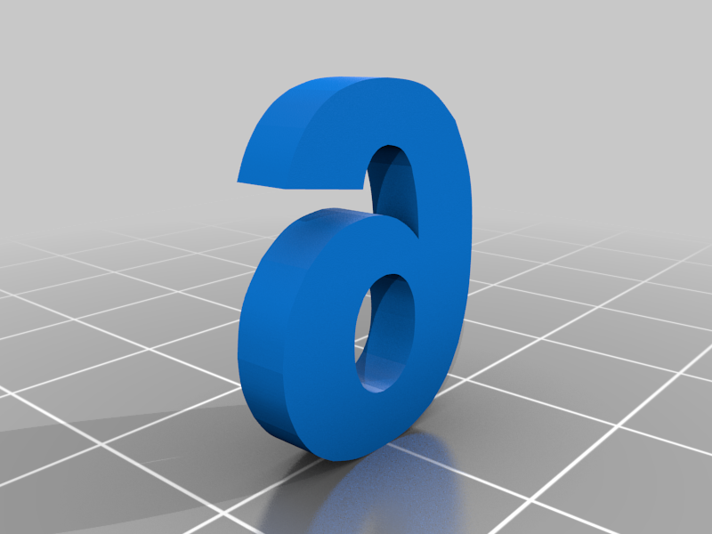 Free 3D file 1 Inch Tall Arial Black Bold Numbers - 1-9・3D print object ...
