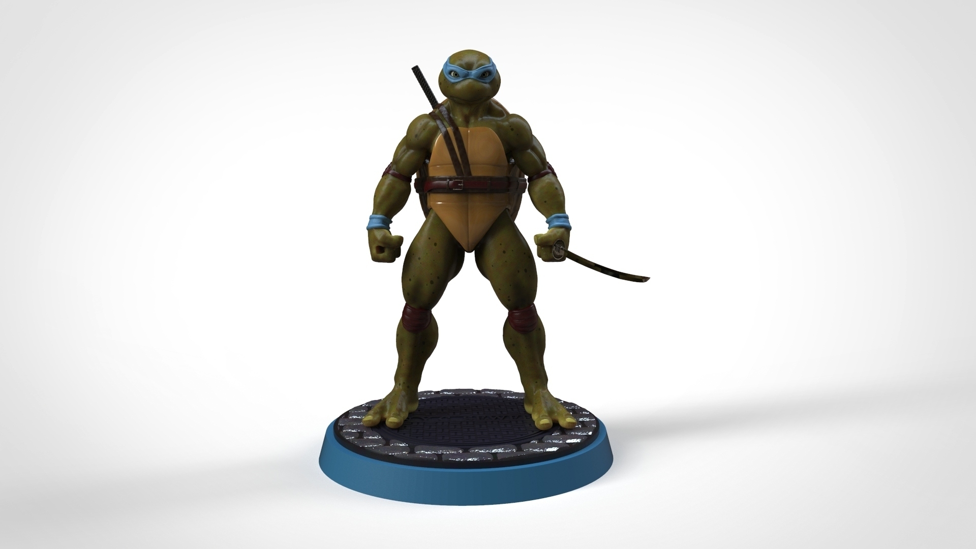 STL file Ninja Turtles 1990 - TMNT - Leonardo 🥷・3D print object to ...