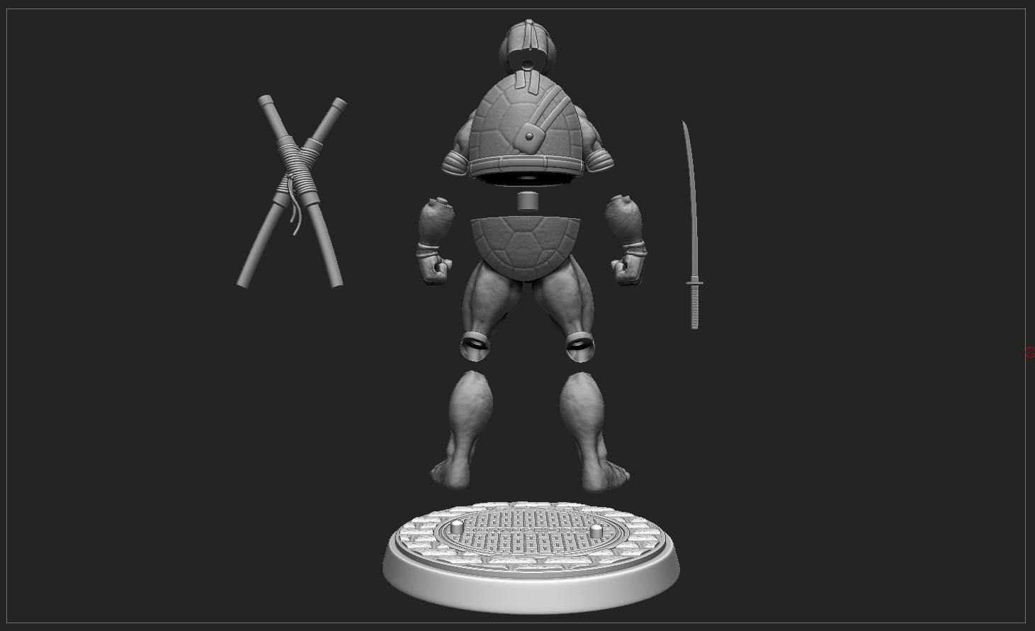 STL file Ninja Turtles 1990 - TMNT - Leonardo 🥷・3D print object to ...