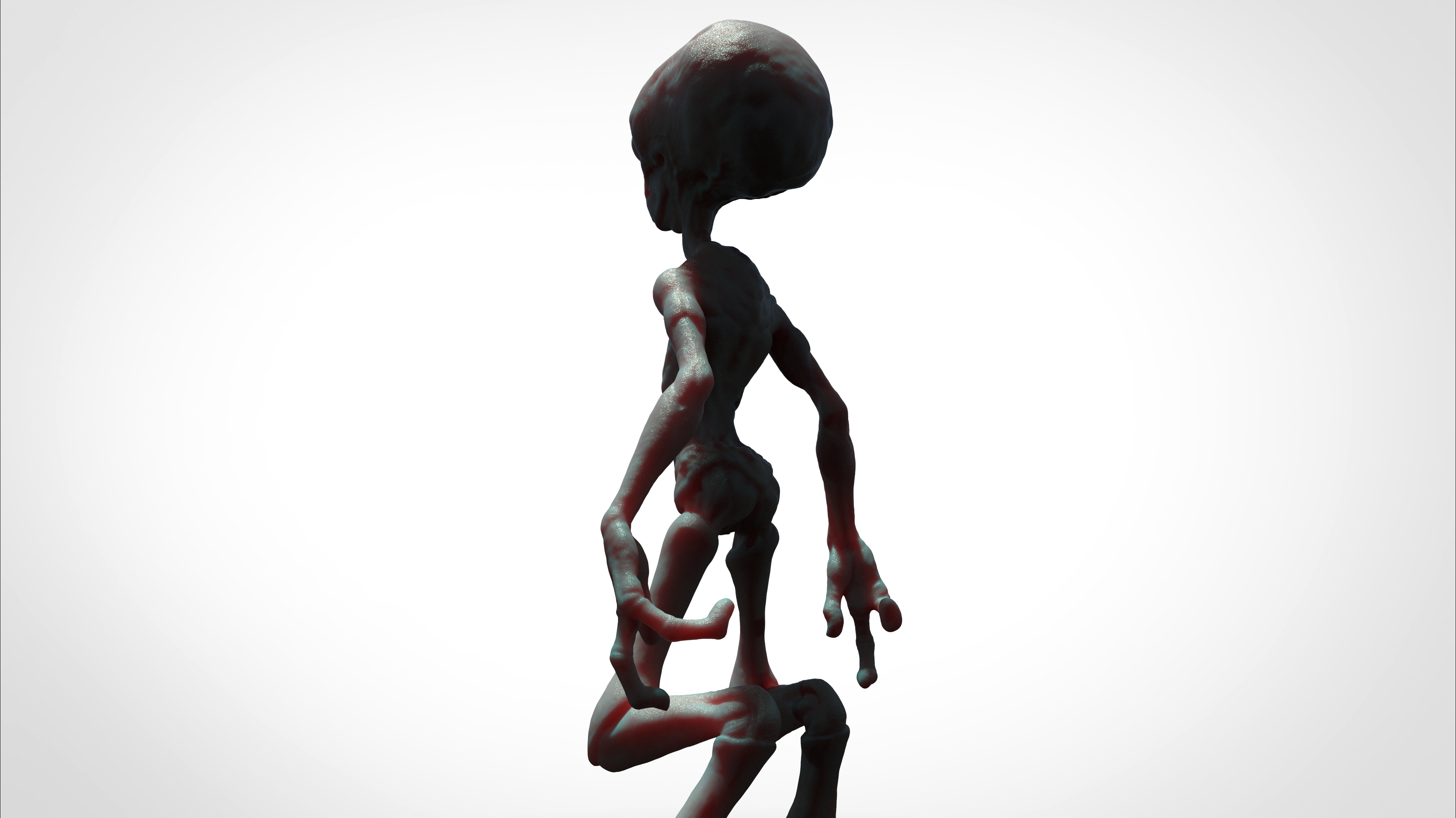 STL file gray alien - extraterrestre gris・Template to download and 3D ...