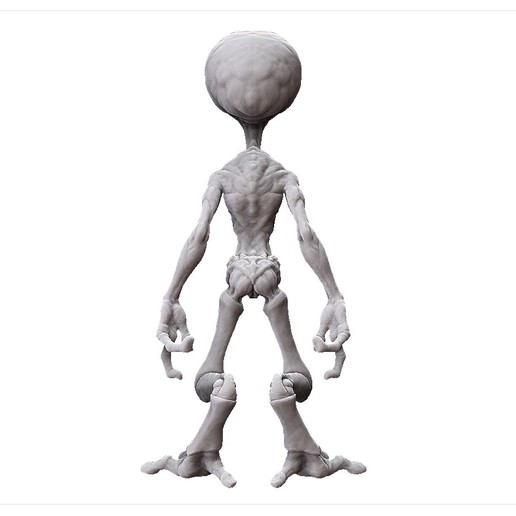 Download STL file gray alien • 3D printable design ・ Cults