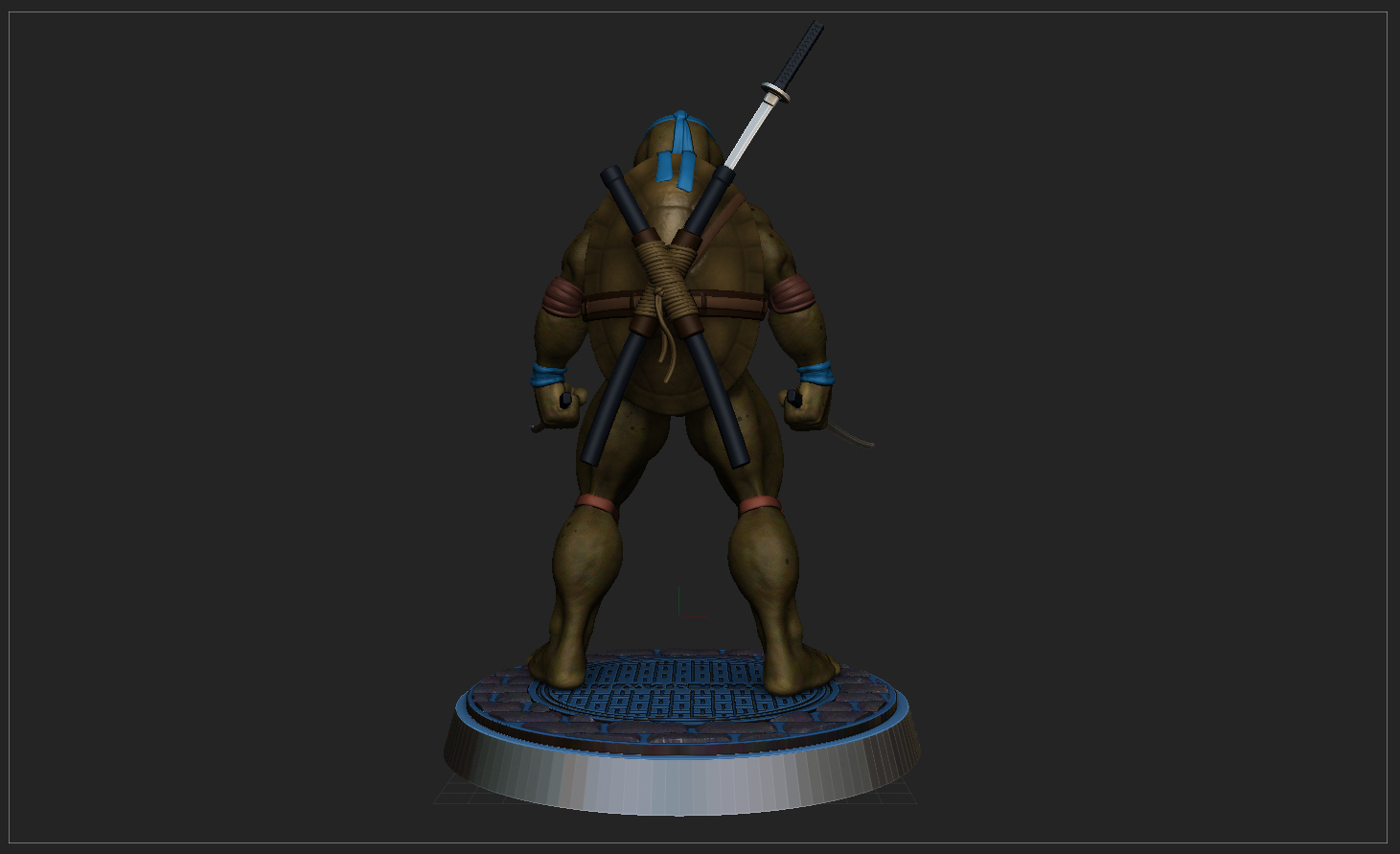 STL file Ninja Turtles 1990 - TMNT - Leonardo 🥷・3D print object to ...