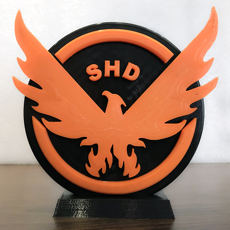 Free STL file The Division Logo・3D printer model to download・Cults