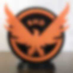 Download free 3D printer designs The Division Logo ・ Cults