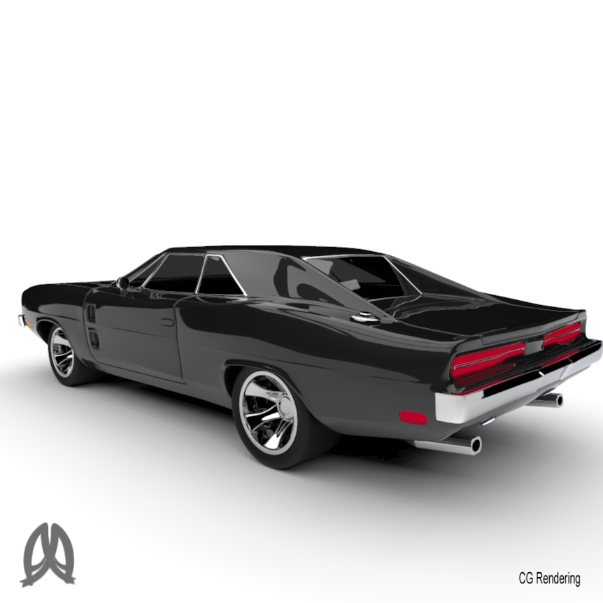 Free STL file Dodge Charger 1969・3D printing template to download・Cults