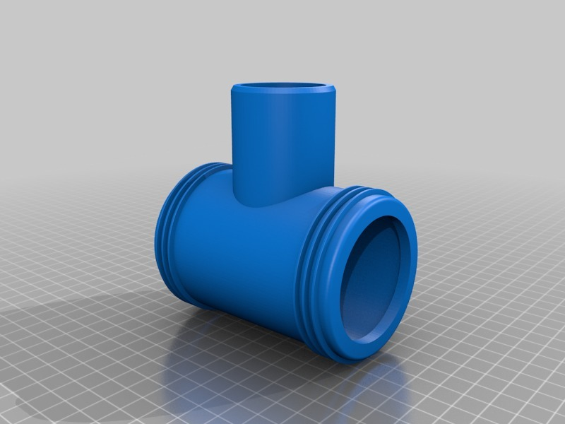 Free STL file Connection tube for industry vaccum cleaner・Template to ...