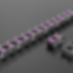 Download 3D printing models 40 standard roller chain (Ansi) ・ Cults