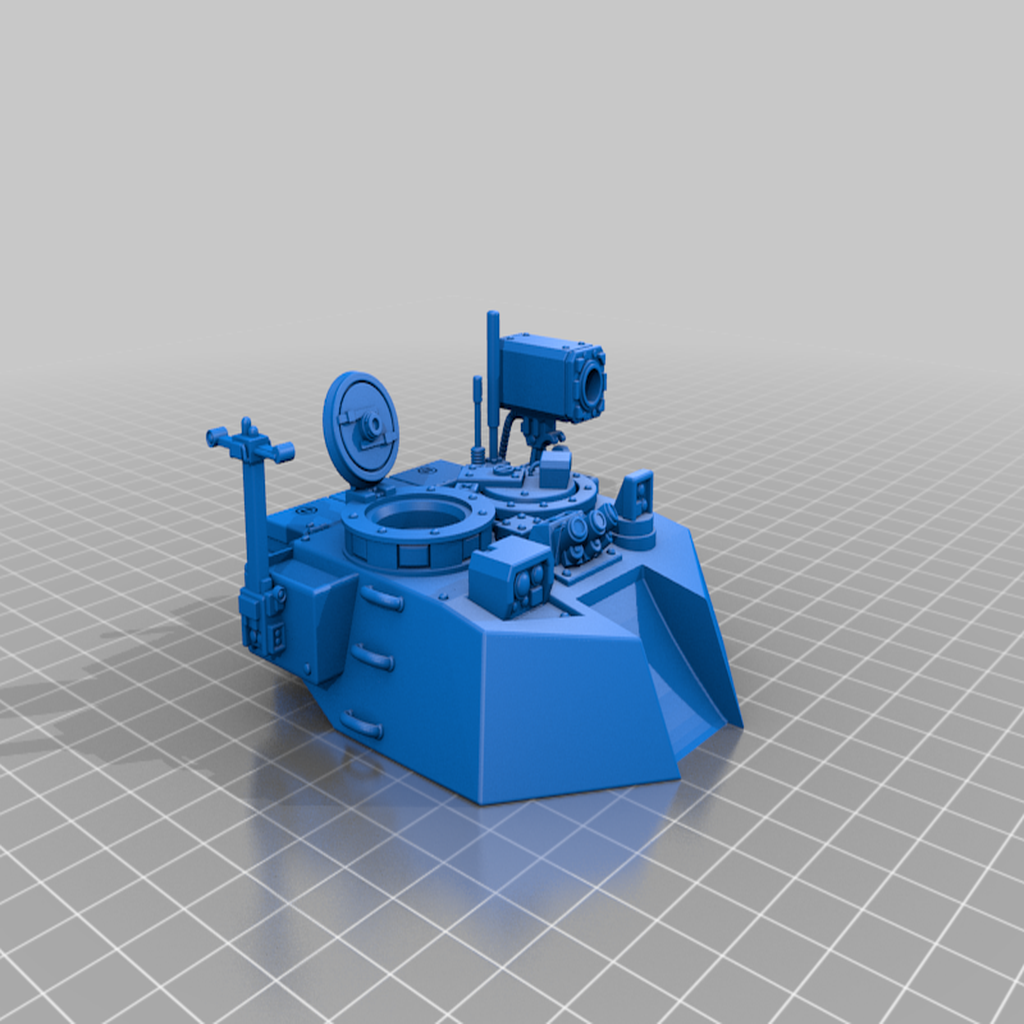 Free STL file Raptor Class Medium Battle Tank 🪖・3D printing model to ...