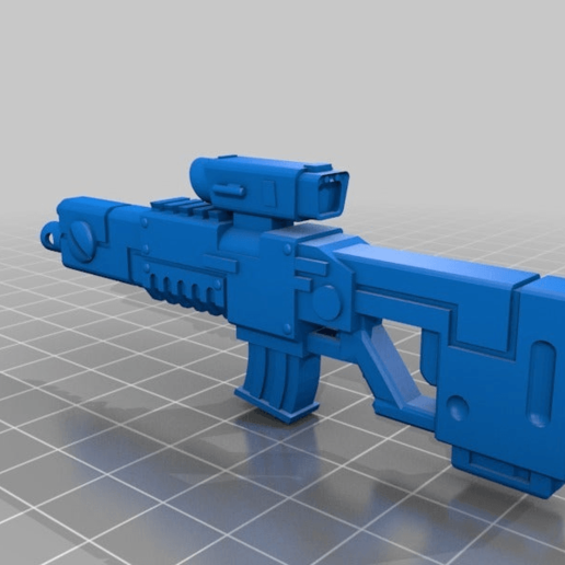 Download free 3MF file Plasma Bolt Rifle - Space Communists • 3D ...