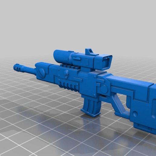 Download free 3MF file Plasma Bolt Rifle - Space Communists • 3D ...