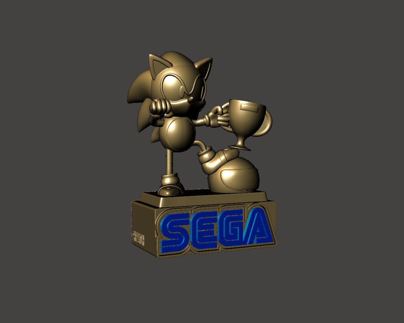 STL file The Legendary Sonic F1 Trophy 🏆・3D printing model to download ...