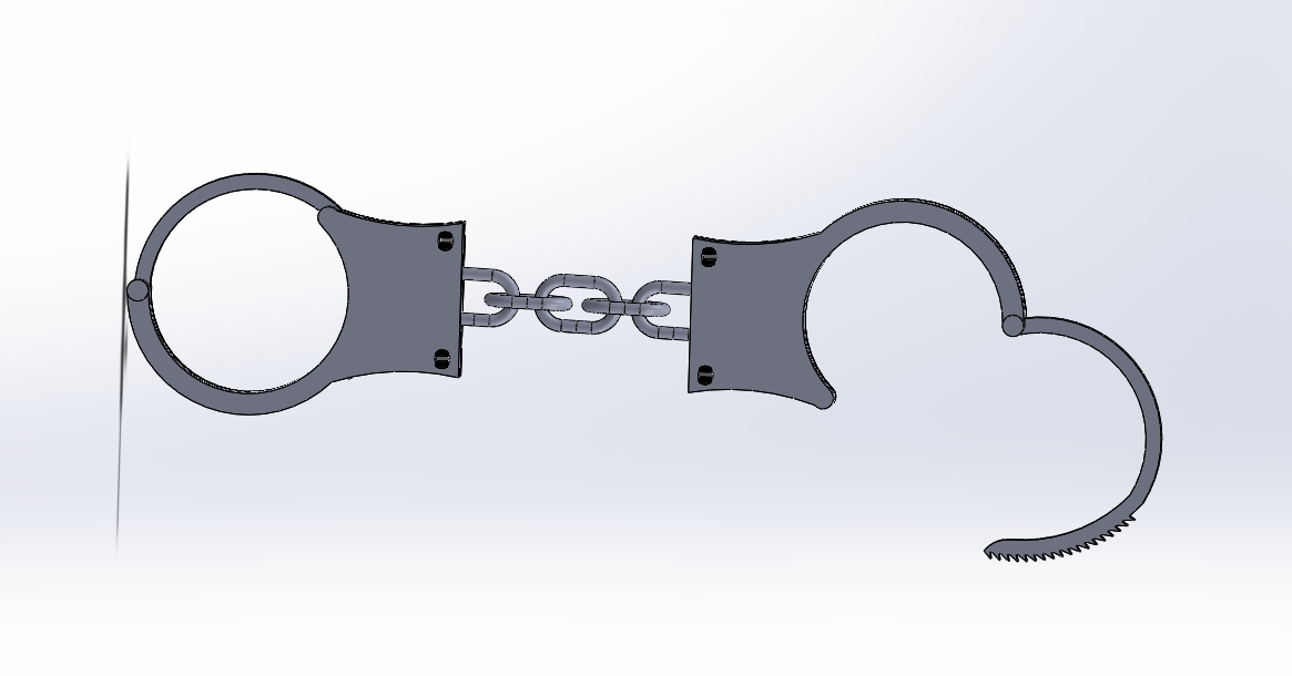 STL file handcuff 🚓・3D printer model to download・Cults