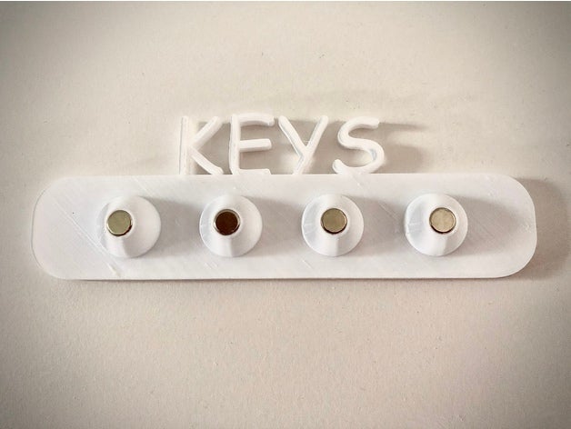Free STL file Magnetic Key ring 🧲・Design to download and 3D print・Cults