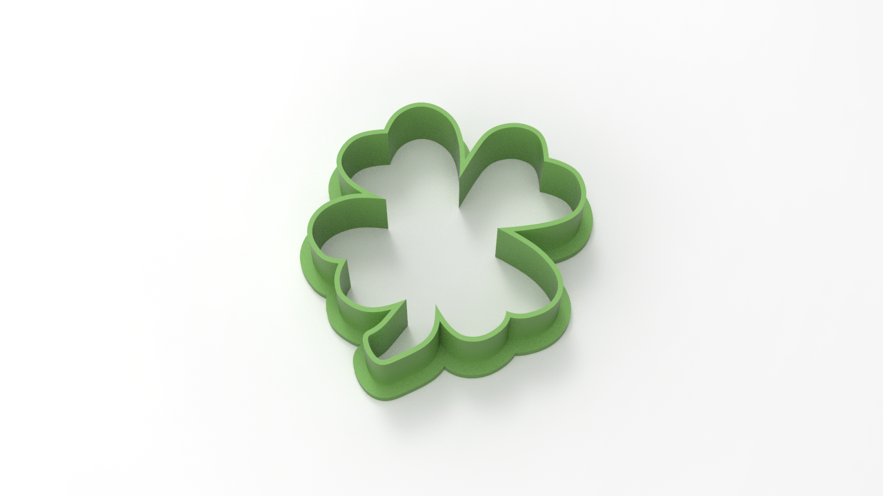 Free STL file 4 leaf clover ☘️・Model to download and 3D print・Cults