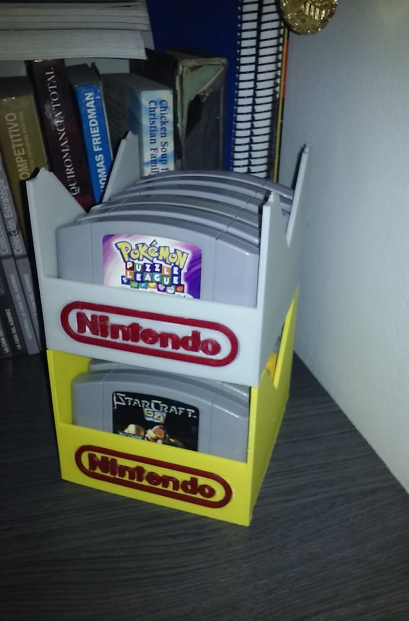 STL file Nintendo 64 Game Support・3D print design to download・Cults