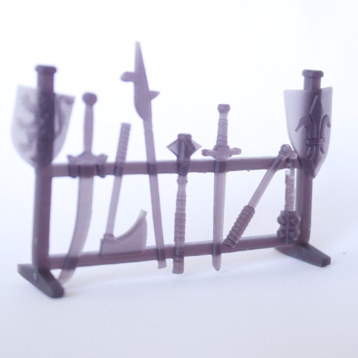 Download STL file Heroquest Weapons Rack • 3D printing model ・ Cults
