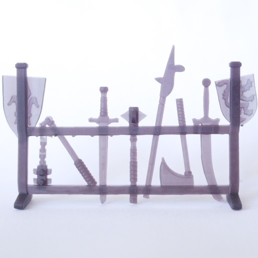 Download STL file Heroquest Weapons Rack • 3D printing model ・ Cults